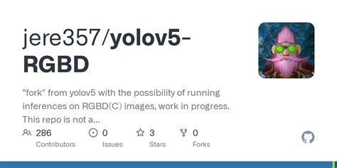Github Jere357yolov5 Rgbd Fork From Yolov5 With The Possibility Of Running Inferences On