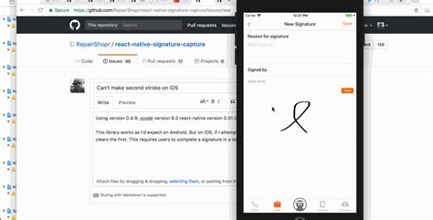 Cant Make Second Stroke On Ios · Issue 117 · Repairshoprreact Native
