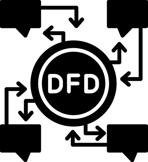 Data Flow Glyph Icon 53902347 Vector Art At Vecteezy