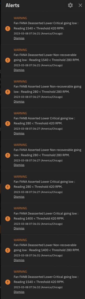 Hundreds Of Fan Fana Deasserted Errors Truenas Community