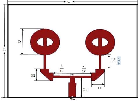 Proposed Antenna Array Geometry Download Scientific Diagram