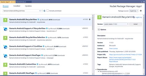 Getting Started For Xamarin Telerik Ui For Xamarinandroid