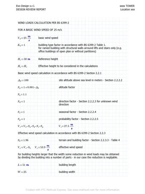 Wind Calculation Bs6399 Pdf Physical Quantities Applied And