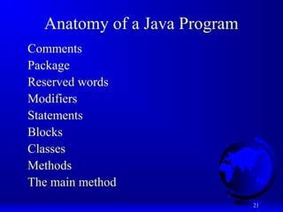 Core Java Introduction PPT