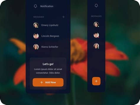 Web Portal Sidebar Dashboard Behance