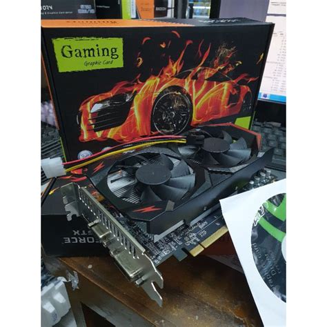Jual Vga Card NVIDIA GT GB DDR Dual Fan Indonesia Shopee Indonesia