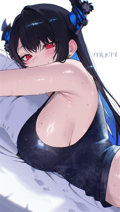 Miychi Nerissa Ravencroft Hololive Hololive English 1girl Armpit