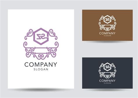 Premium Vector Modern Monogram Initial Letter Zs Logo Design Template