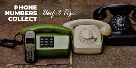 phone numbers collect useful tips