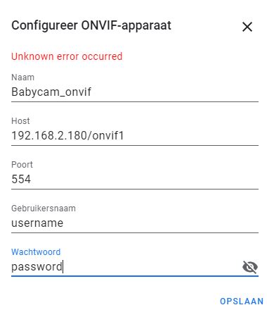 ONVIF Integration How To Use Configuration Home Assistant Community