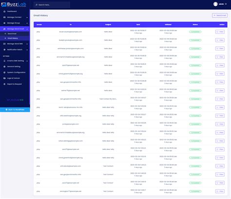 buzzlab bulk email and sms marketing wordpress plugin by viserlab