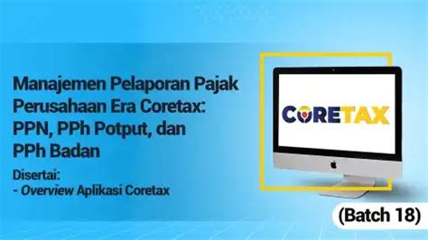 Membuat Ssp Ppn Jln Di Coretax Ortax