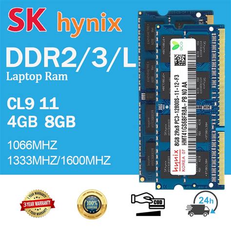 [24h Sent] Hynix 2gb 4gb 8gb Ram Ddr2 Ddr3 Ddr3l 667mhz 800mhz 1066mhz