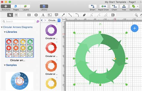 Creating A Circular Arrows Diagram ConceptDraw HelpDesk