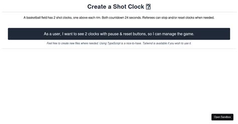 React Quiz Shot Clock Codesandbox