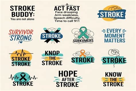 Stroke Buddy Captions Support Messages And Awareness Phrases