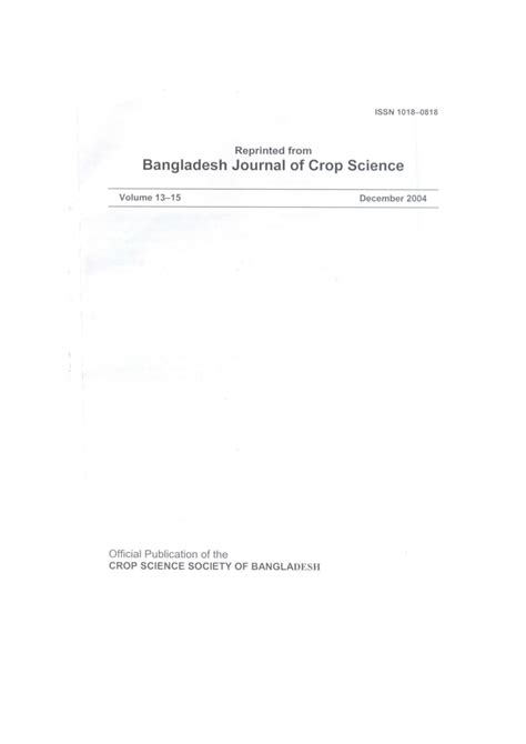 Pdf Correlation And Path Coefficient Analysis For Green Fodder Yield And Related Traits In