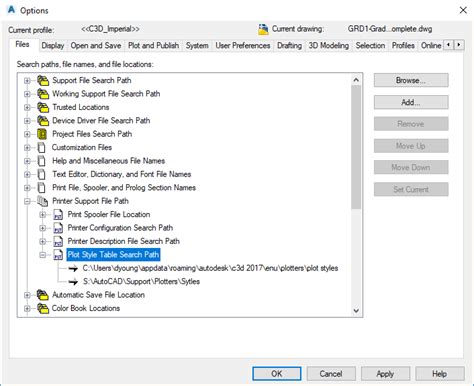 Solved Plot Style Table Missing Autodesk Community
