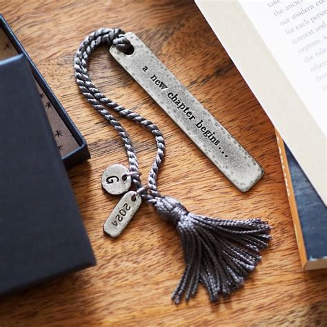 A New Chapter Begins Bookmark Etsy