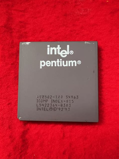 Yahoo オークション Intel Pentium 100mhz インテル Cpu ペンティア