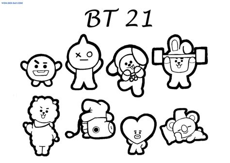 Shooky Bt21 Coloring Pages Shooky Bt21 Coloring Pages Chimmy Novocom