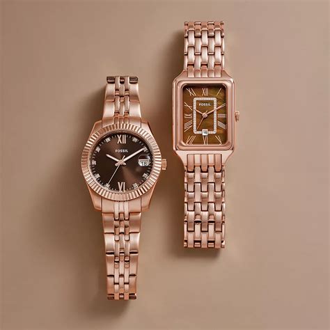 Fossil Es5324 Scarlette Mini Rose Gold Stainless Steel 32mm
