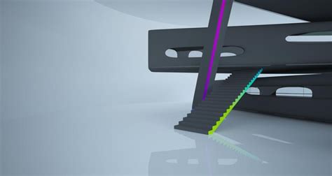 Premium Photo Abstract Dynamic Interior With Colored Gradient Smooth