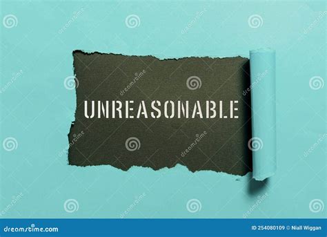 Text Caption Presenting Unreasonable Business Approach Beyond The Limits Of Acceptability Or