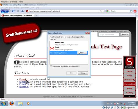 adding hotmail or other services for mailto links in firefox