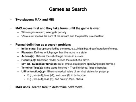 Ppt Game Playing And Adversarial Search Powerpoint Presentation Id