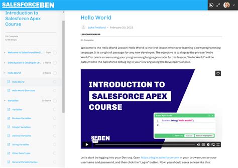 Apex Acadamy A Z Of Salesforce Apex Courses