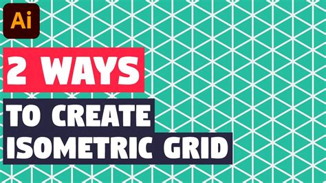 How To Create Isometric Grid In Illustrator Tutorial Youtube Images
