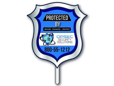 Entry 28 By Nazmalik004 For Design A Protected By Sign For Out