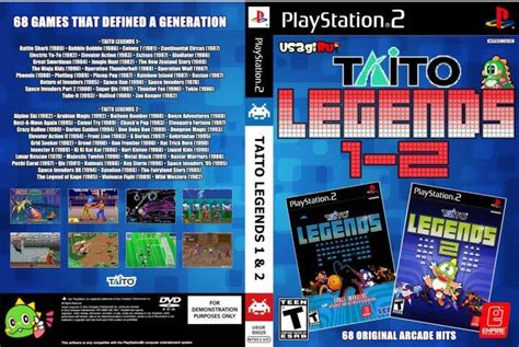 Ps2 Taito Legends 1 And 2 Dvd Game Lazada