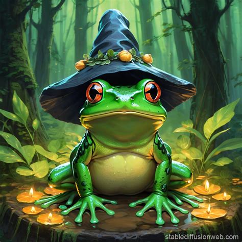 Studio Ghibli Inspired Frog Witch Stable Diffusion Online