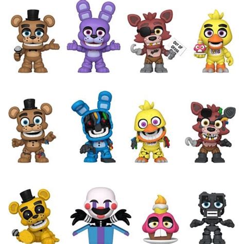 Five Nights At Freddy S Th Anniversary Funko Mystery Minis Mini Figure Display Case Of