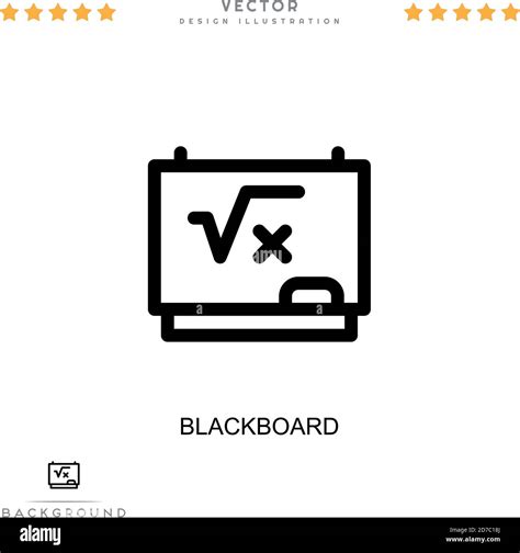 Blackboard Icon Simple Element From Digital Disruption Collection Line Blackboard Icon For