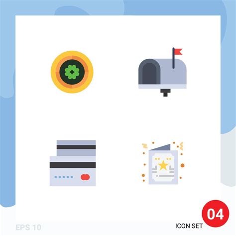 4 Universal Flat Icons Set For Web And Mobile Applications Flower Card Sunflower Contact Us