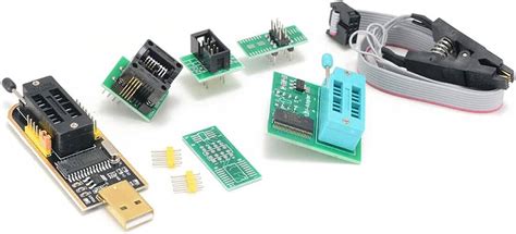 Usb Programmer Kit With Sop8 Clip Eeprom Bios Flasher Spi 46 Off