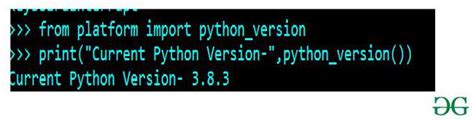 Vérifier la version de linterpréteur Python StackLima