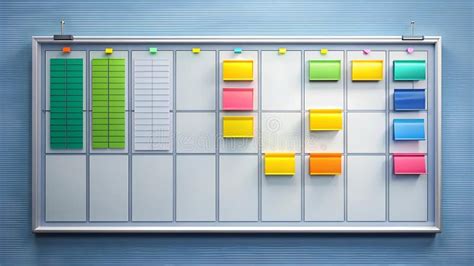 Dynamic Kanban Board Visualizing Outstanding Tasks With A Sleek Modern Design Ai Generated