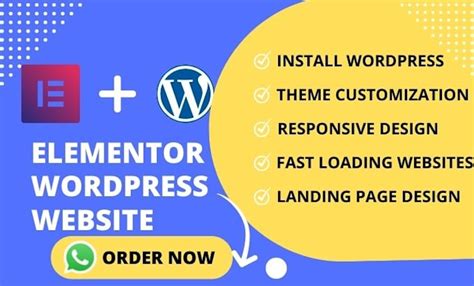 create a responsive wordpress website using elementor pro by nilomahaidar fiverr