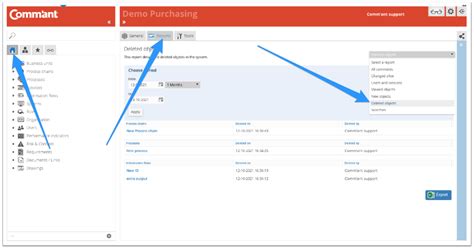 Deleted Objects Help Commant