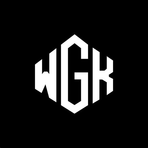 Wgk Letter Logo Design With Polygon Shape Wgk Polygon And Cube Shape Logo Design Wgk Hexagon