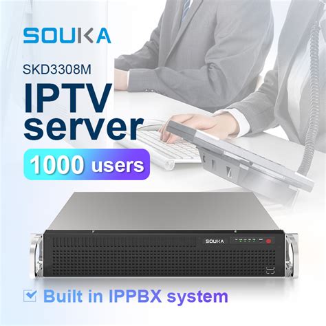 Iptv Server Big Machine Support Optical Fiber Port 1000 Users Customized Iptv System Iptv