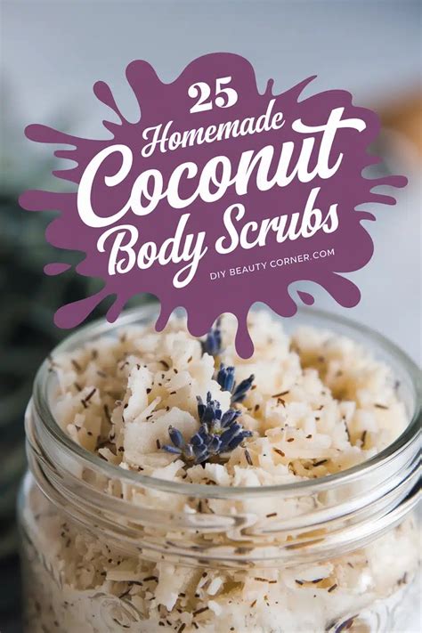 Diy Homemade Antioxidant Body Scrub Natural Coconut And Strawberry