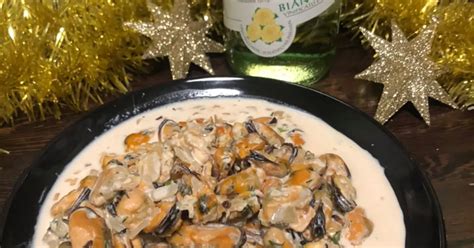 Мидии в сливочном соусе рецепт автора Валентина 🌳