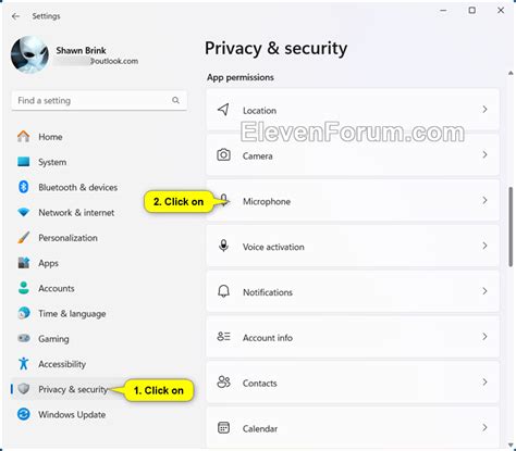 Enable Or Disable Apps Access To Microphone In Windows 11 Windows 11 Forum