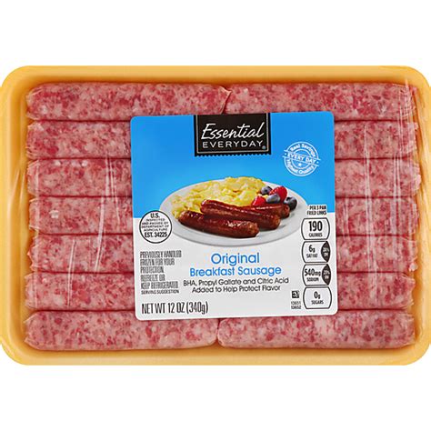 Essential Everyday Breakfast Sausage 12 Oz Sausages Viking Village Foods