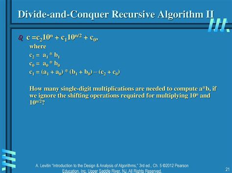 divide and conquer the most well known algorithm design strategy ppt download
